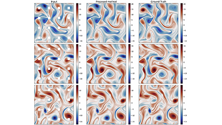 Enhancing high-resolution reconstruction of flow fields using physics ...