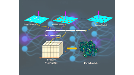 A calibration-informed deep learning model for three-dimensional particle reconstruction of ...