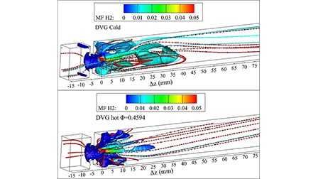Investigation of the flow characteristics and NOx formation mechanism ...