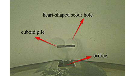 On increasing the scour funnel size upstream of a bottom orifice by ...