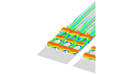Direct numerical simulation of distributed roughness induced transition in a supersonic boundary ...