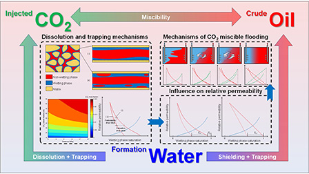How formation water impacts CO2 miscible flooding in low-permeability ...
