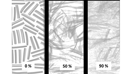 Impact of fiber dispersion on fiber breakage in simple shear flow of ...