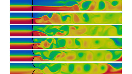 Flexible structures enhance fluid mixing in a channel flow | Physics of ...