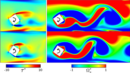 Channel-confined flow-induced rotation of an asymmetrically confined ...