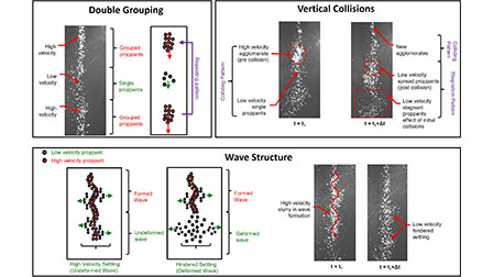 Understanding characteristics of gravitational particle settling using particle image ...