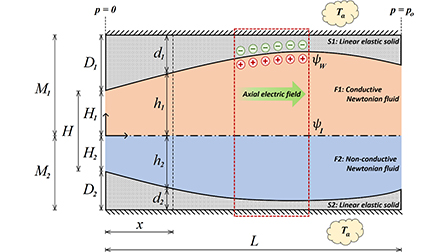 Fluid–structure-interactive elasto- and thermo-hydrodynamics of electrokinetic binary fluid ...