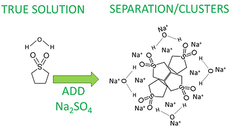 Sulfolane clustering in aqueous saline solutions | Physics of Fluids ...