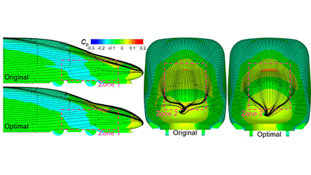 Kriging-based multi-objective optimization on high-speed train aerodynamics using sequential ...