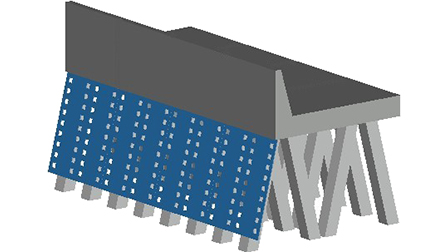 A sectional method to estimate the transmission coefficients of a new ...