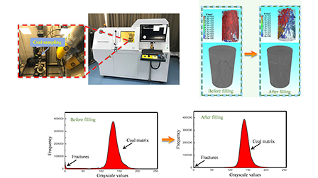 Experimental investigation on visualization and quantitative characterization of filling and ...