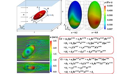 Computational study on interaction between rotating non-spherical particles and shear-thinning ...