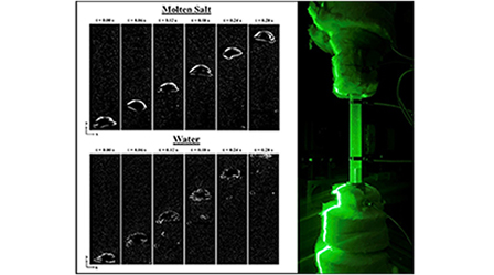 Flow visualization experiments of argon injection in a molten salt natural circulation loop ...