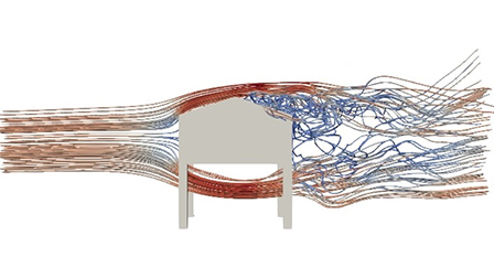 Large-eddy simulation of wind pressures on elevated low-rise buildings ...