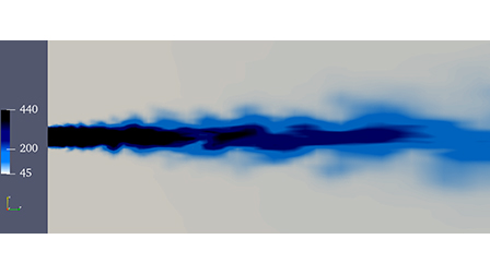 Turbulence–equation of state interaction modeling in large-eddy ...