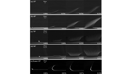 Ejecta splashing and scaling of projectile oblique impact on granular ...