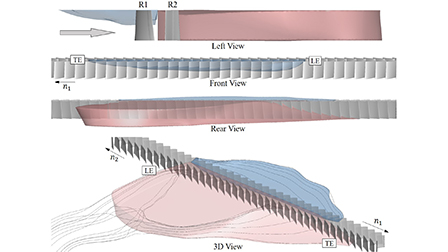 Experimental and numerical investigation on rotating stall flow pattern ...