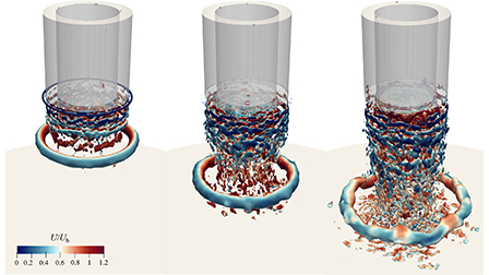 Vortical structures and passive scalar transport in starting process of ...