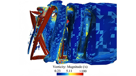 Numerical analysis of the impact of helical-blade design on flow ...