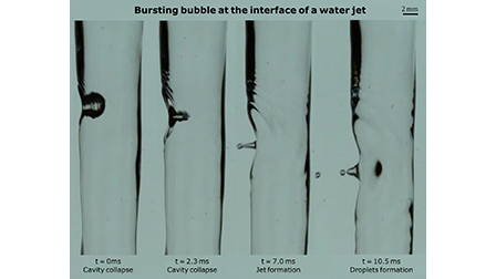 Size and velocity of jet drops produced by bursting bubbles at the ...