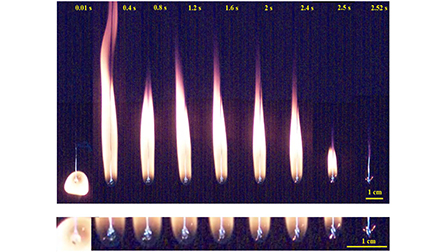 Defying the D2-law in fuel droplet combustion under gravity | Physics ...