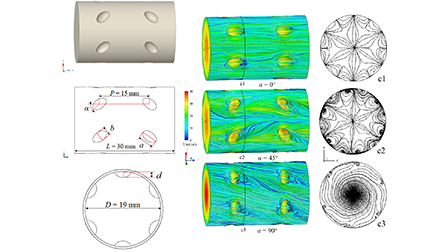 Thermo-hydraulic performance enhancement of a circular tube by a novel ...