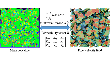 Rank-two tensorial shape descriptors: Insights into anisotropic permeability tensor ...