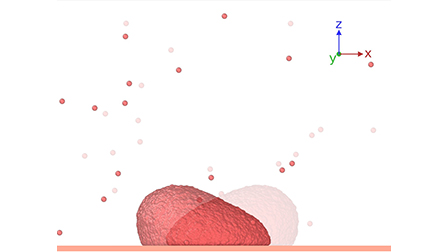 Oscillations of a water droplet on a horizontally vibrating substrate ...