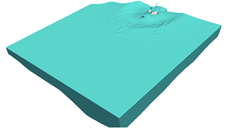 A numerical reconstruction of the Eqip Sermia iceberg calving-generated ...