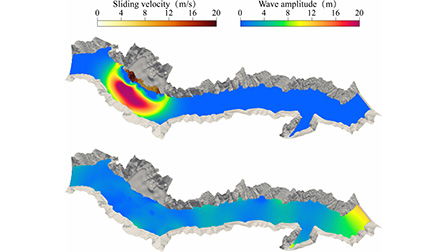 Investigation of the hydrodynamic pressure induced by landslide-generated impulse waves on a dam ...