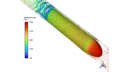 Modeling of aerodynamic phenomena and drag for vehicles moving through ...