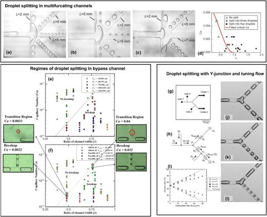 Droplet splitting in microfluidics: A review | Physics of Fluids | AIP ...
