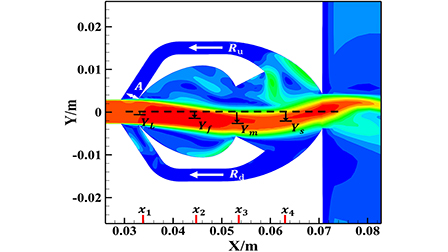 Frequency characterization of a sweeping jet actuator with internal ...
