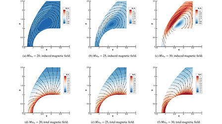 Effect of induced magnetic field on magnetohydrodynamic control for ...