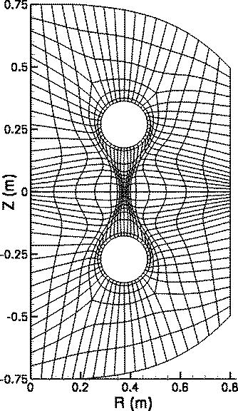 Global Axisymmetric Simulations Of Two Fluid Reconnection In An Experimentally Relevant Geometry