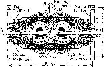 Magnetic field structure evolution in rotating magnetic field plasmas ...
