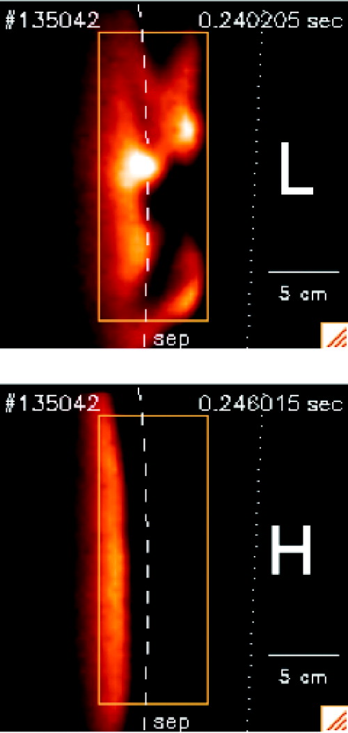 Quiet periods in edge turbulence preceding the L-H transition in the ...