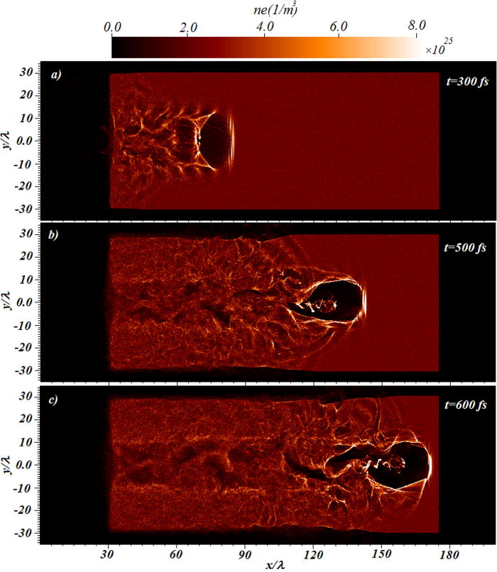 The effect of a negatively chirped laser pulse on the evolution of ...