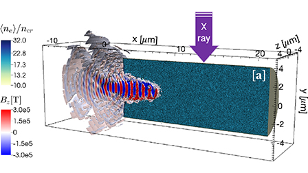 Structured targets for detection of Megatesla-level magnetic fields ...