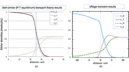 Multi-species plasma transport in 1D direct-drive ICF simulations ...