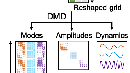 Application of dynamic mode decomposition to rotating structures in ...