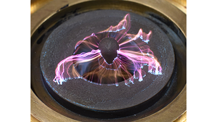 Characteristics of an AC rotating gliding arc discharge in NH3 and air ...