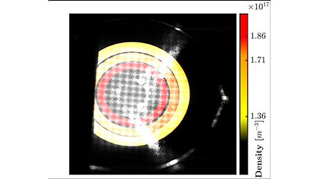 Space-resolved electron density and temperature evaluation by x-ray ...