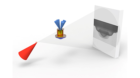 Ejecta from double-shock loaded tin target by hohlraum radiation and ...