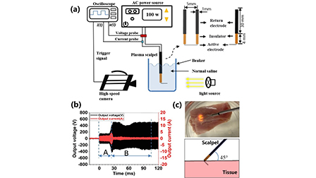 Ignition process of the plasma scalpel in normal saline: Numerical ...
