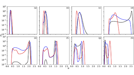Time-dependent probability density functions and information geometry in a stochastic prey ...