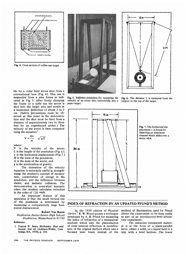 Index of refraction by an updated pfund’s method | The Physics Teacher ...
