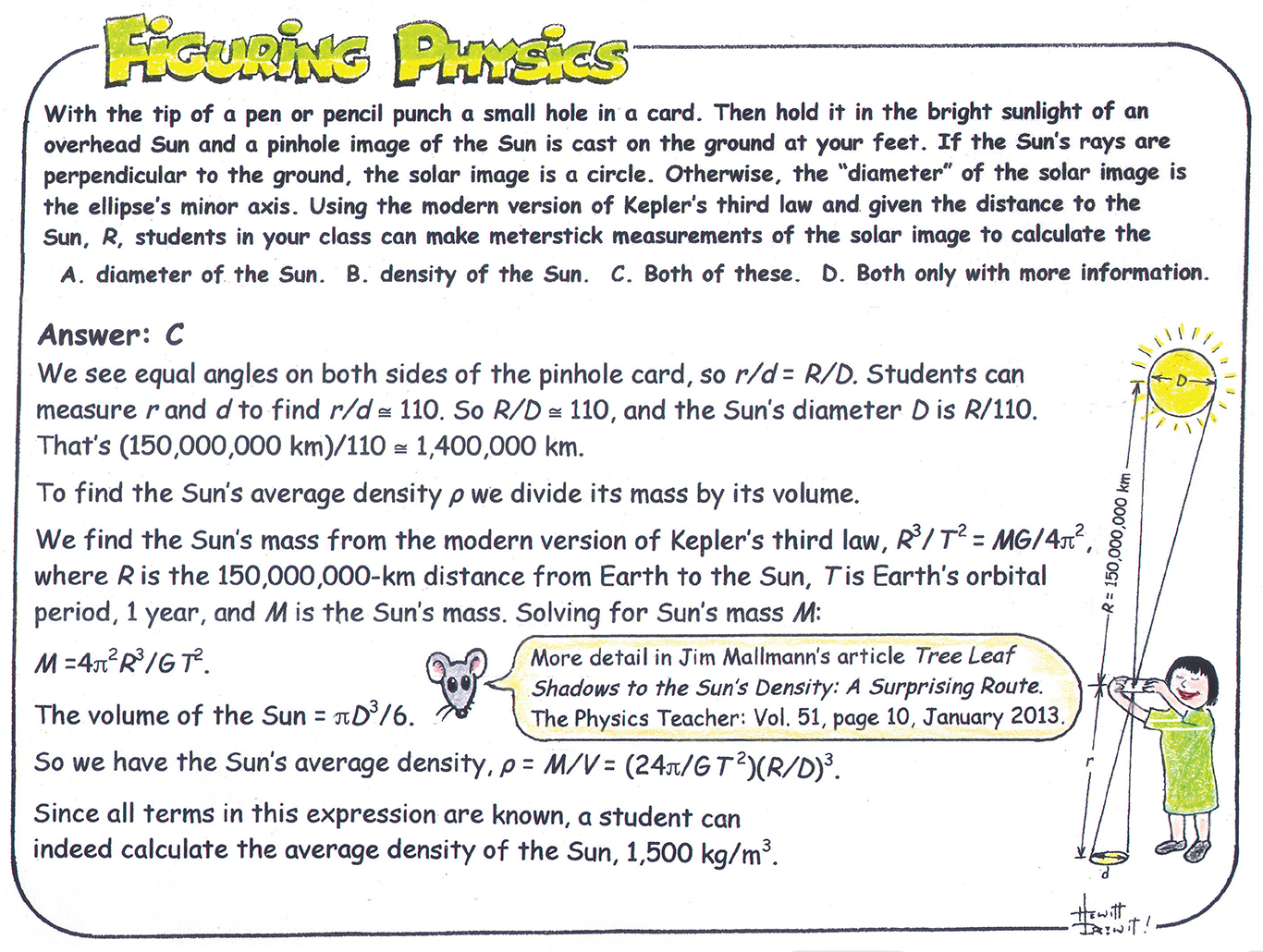 Solution to the October 2018 Figuring Physics | The Physics Teacher ...