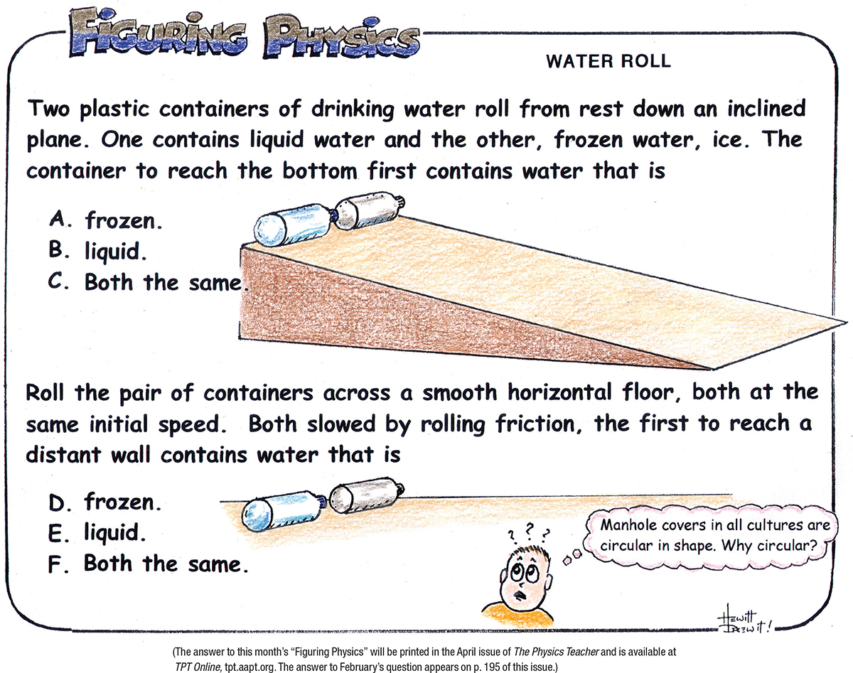 WATER ROLL | The Physics Teacher | AIP Publishing