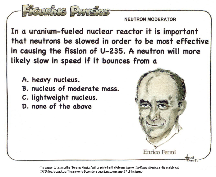 NEUTRON MODERATOR | The Physics Teacher | AIP Publishing